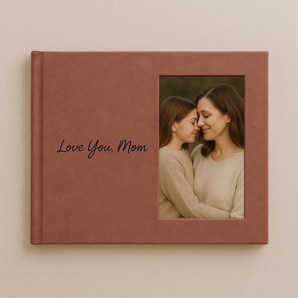 Personalized Mother's Day Memory Book: Handmade Custom Photo Album ...
