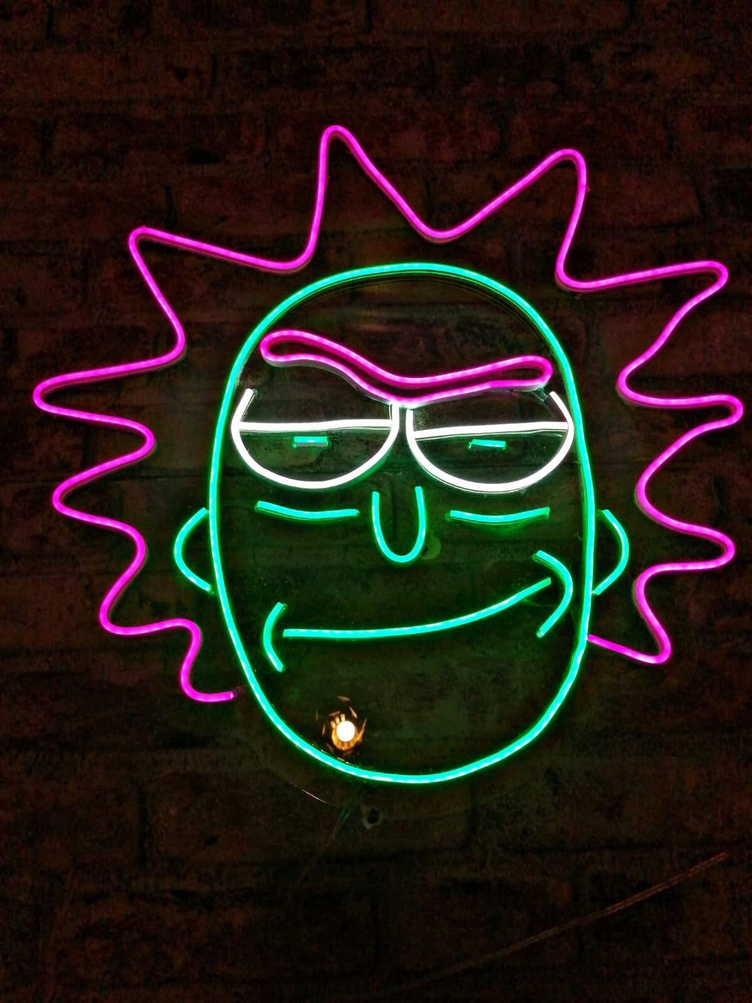 Rick and Morty Rick Neon Sign - Etsy