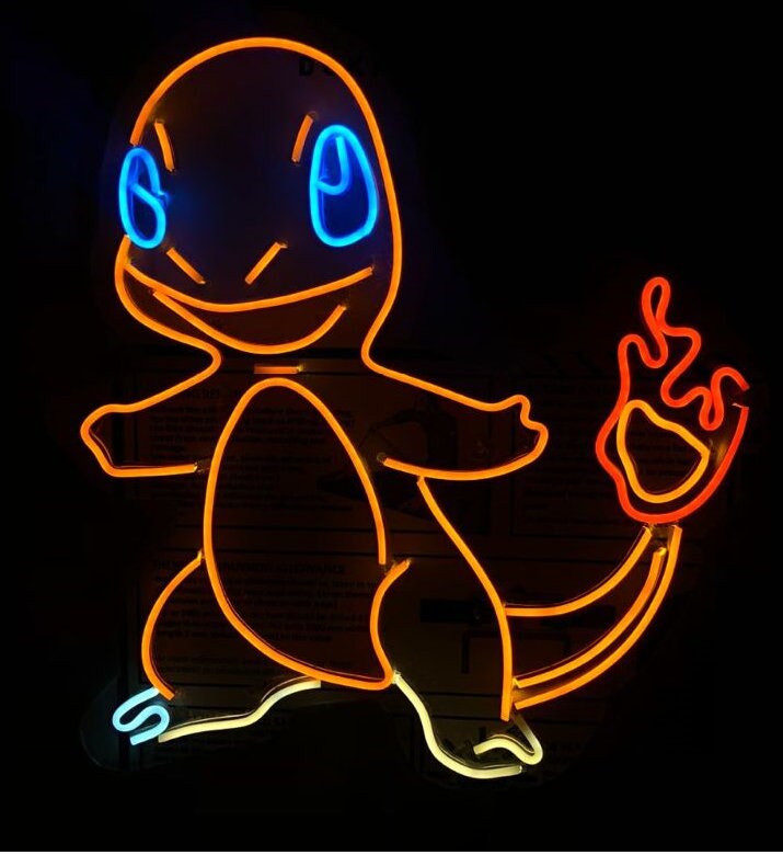 Pokemon Charmander Neon Sign - Etsy Australia