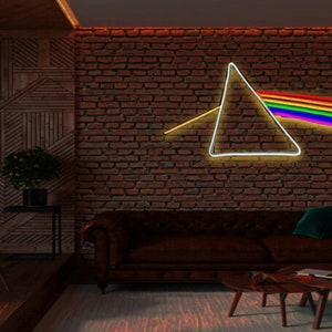 Pink Floyd Neon Sign Bedroom Neon Sign Music Wall Decoration Pink Floyd ...