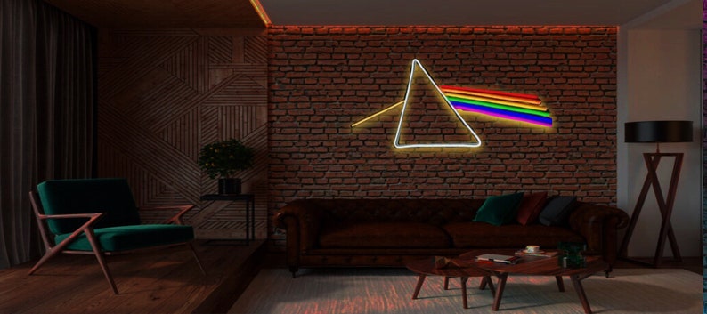 Pink Floyd Neon Sign Bedroom Neon Sign Music Wall Decoration Pink Floyd ...