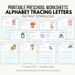 Printable Preschool Worksheets 26 Tracing Letters|alphabet Worksheets W ...