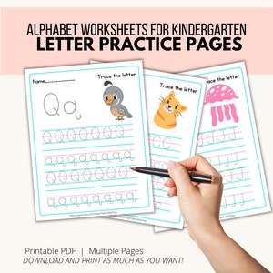Printable Preschool Worksheets 26 Tracing Letters|alphabet Worksheets W ...