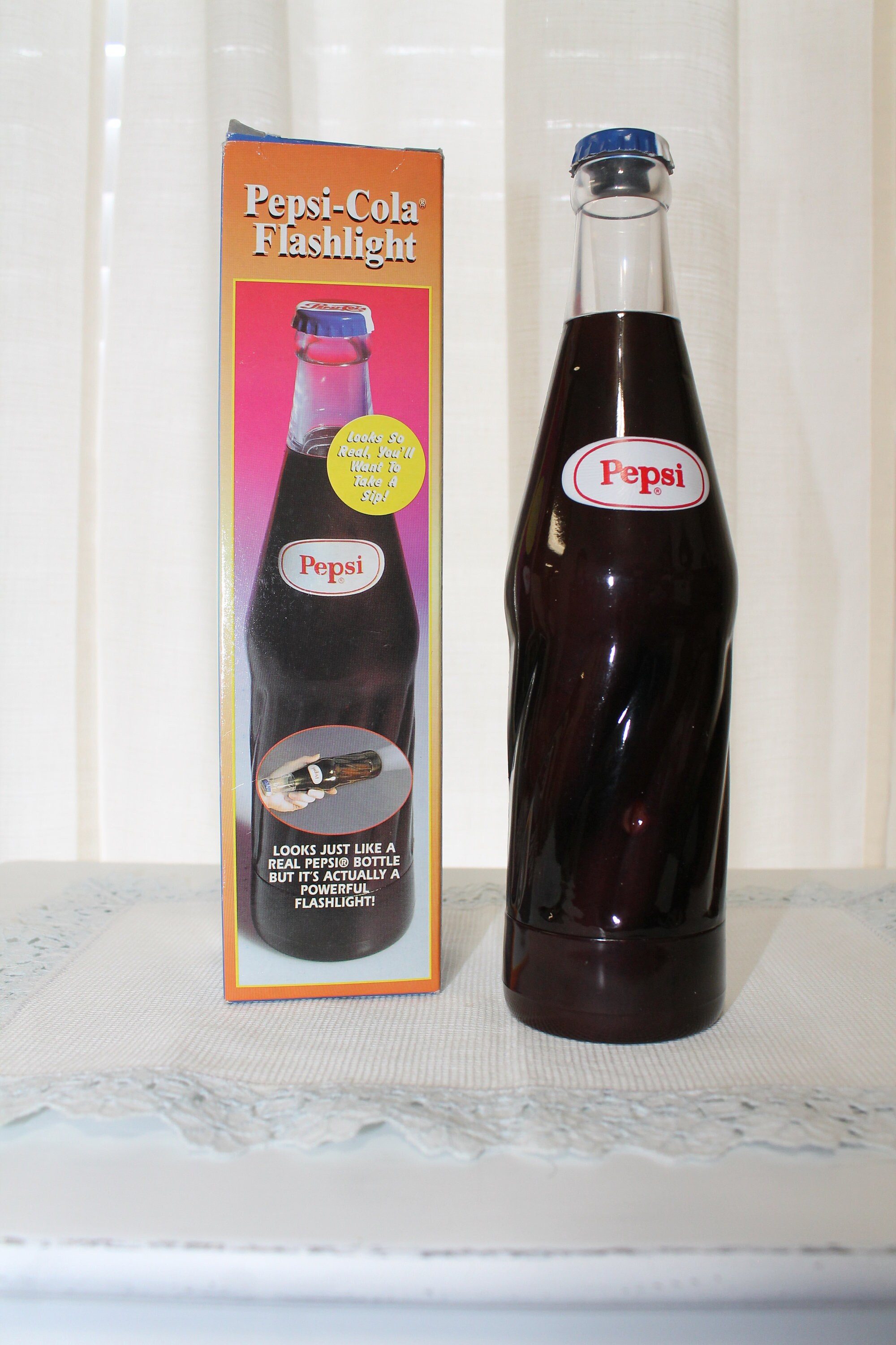 Pepsi Swirl Bottle Flashlight - Etsy