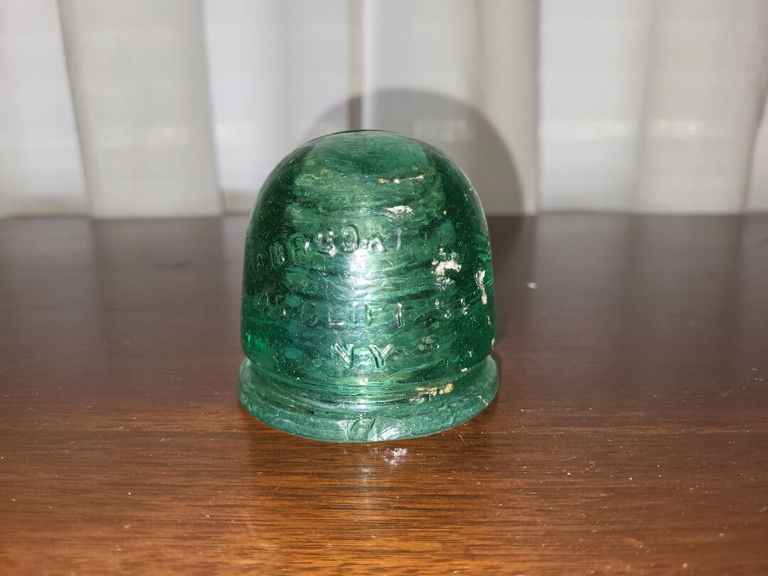 Brookfield Glass Insulator Top - Etsy