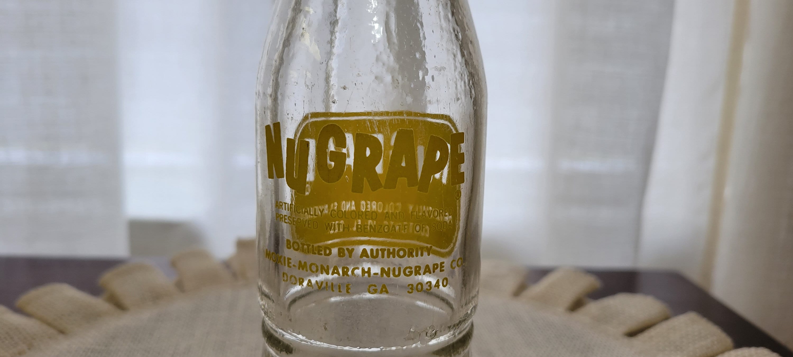 1960's 10 Oz Nugrape Bottle - Etsy