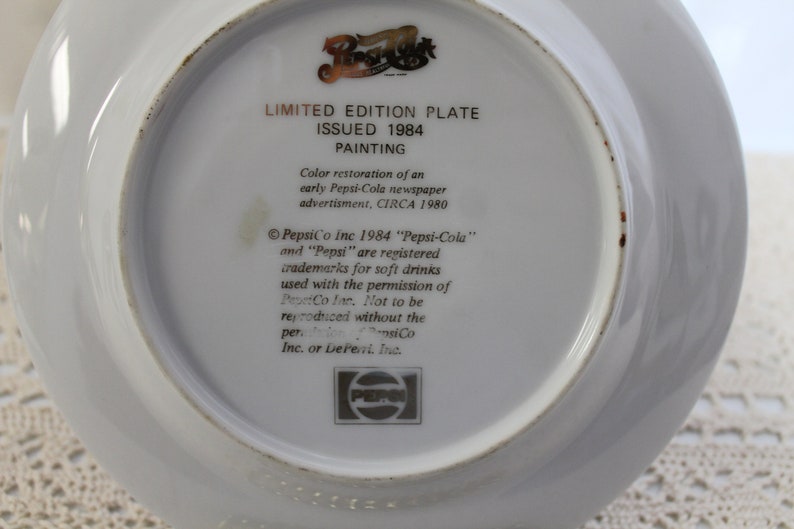 Pepsi Newspaper Advertising Plate - Etsy