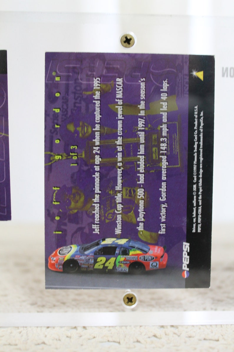 Jeff Gordon Trading Cards Collection - Etsy