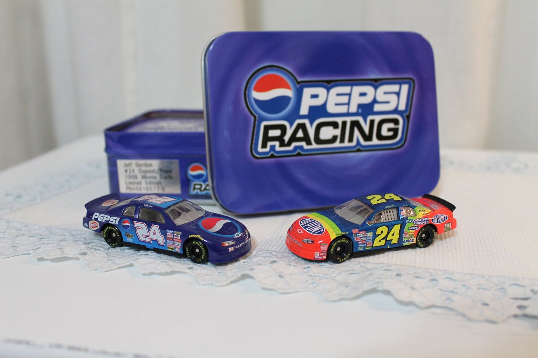 Jeff Gordon Cars in Pepsi Tin - Etsy