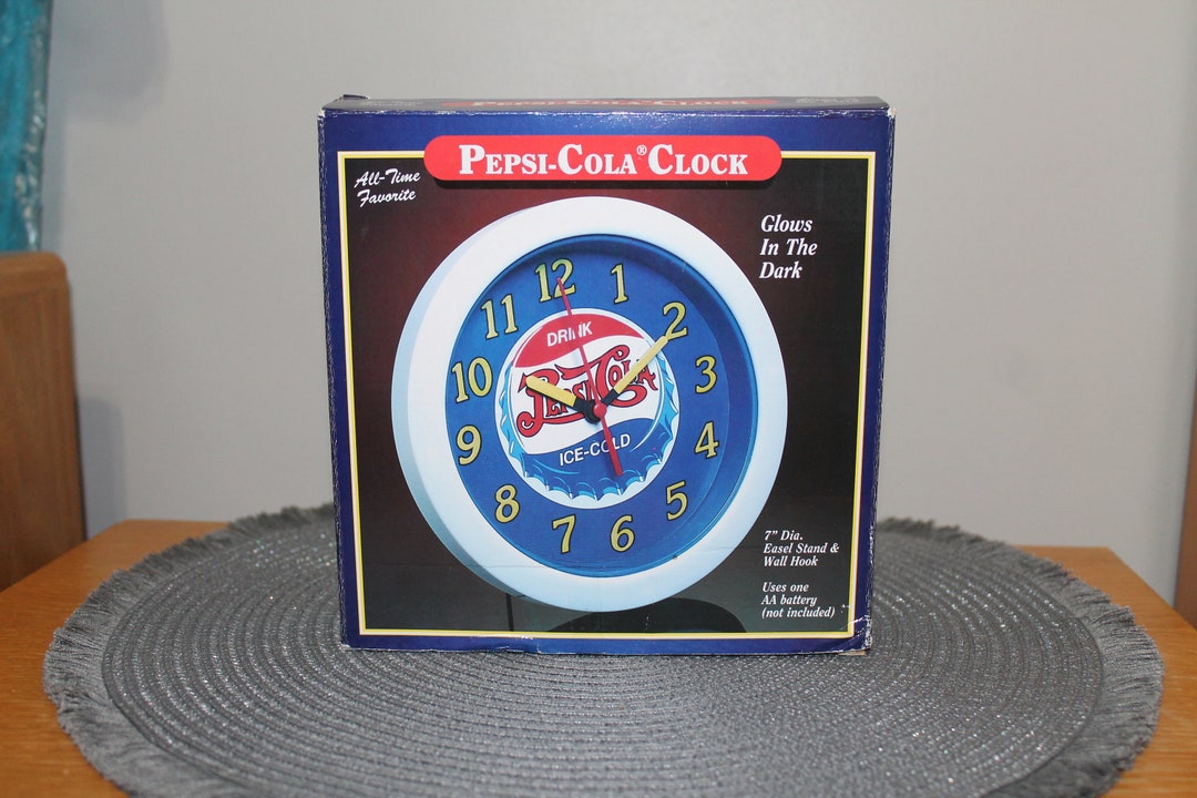 Pepsi Desk Clock - Etsy
