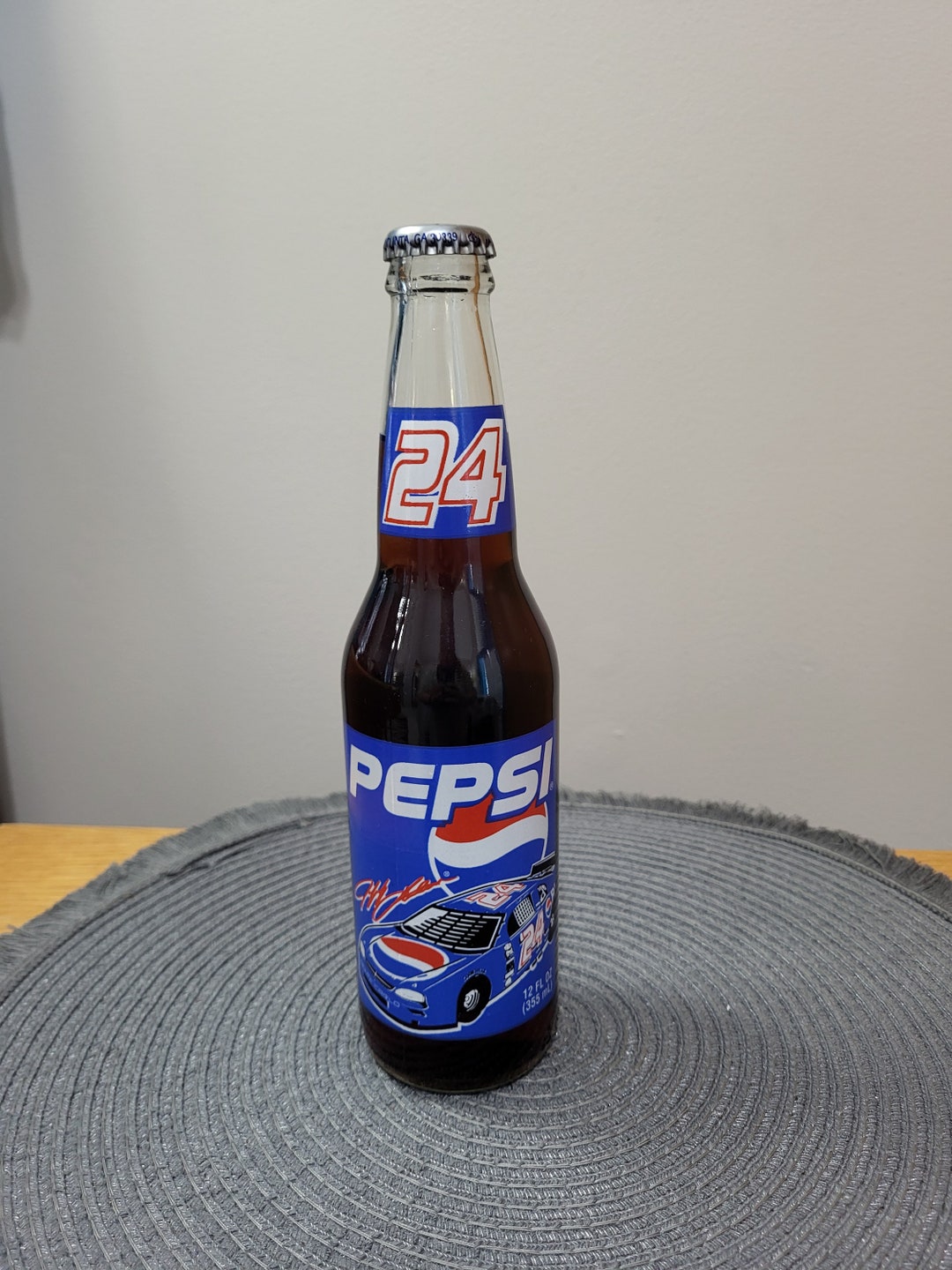 Pepsi Racing Glass Bottle - Etsy