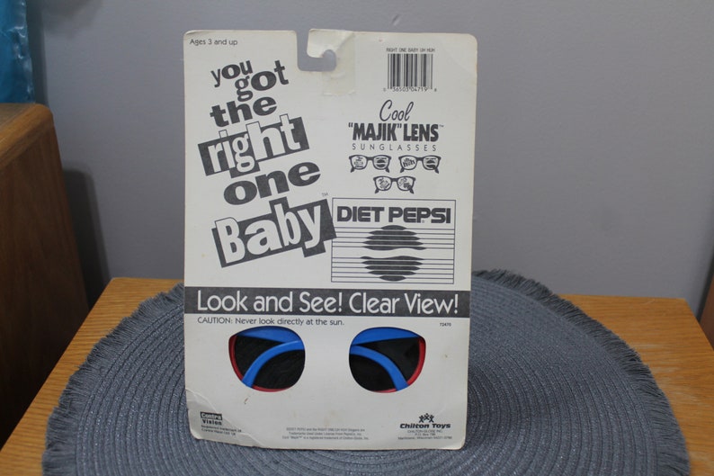 Pepsi You Got the Right One Baby Toy Glasses - Etsy