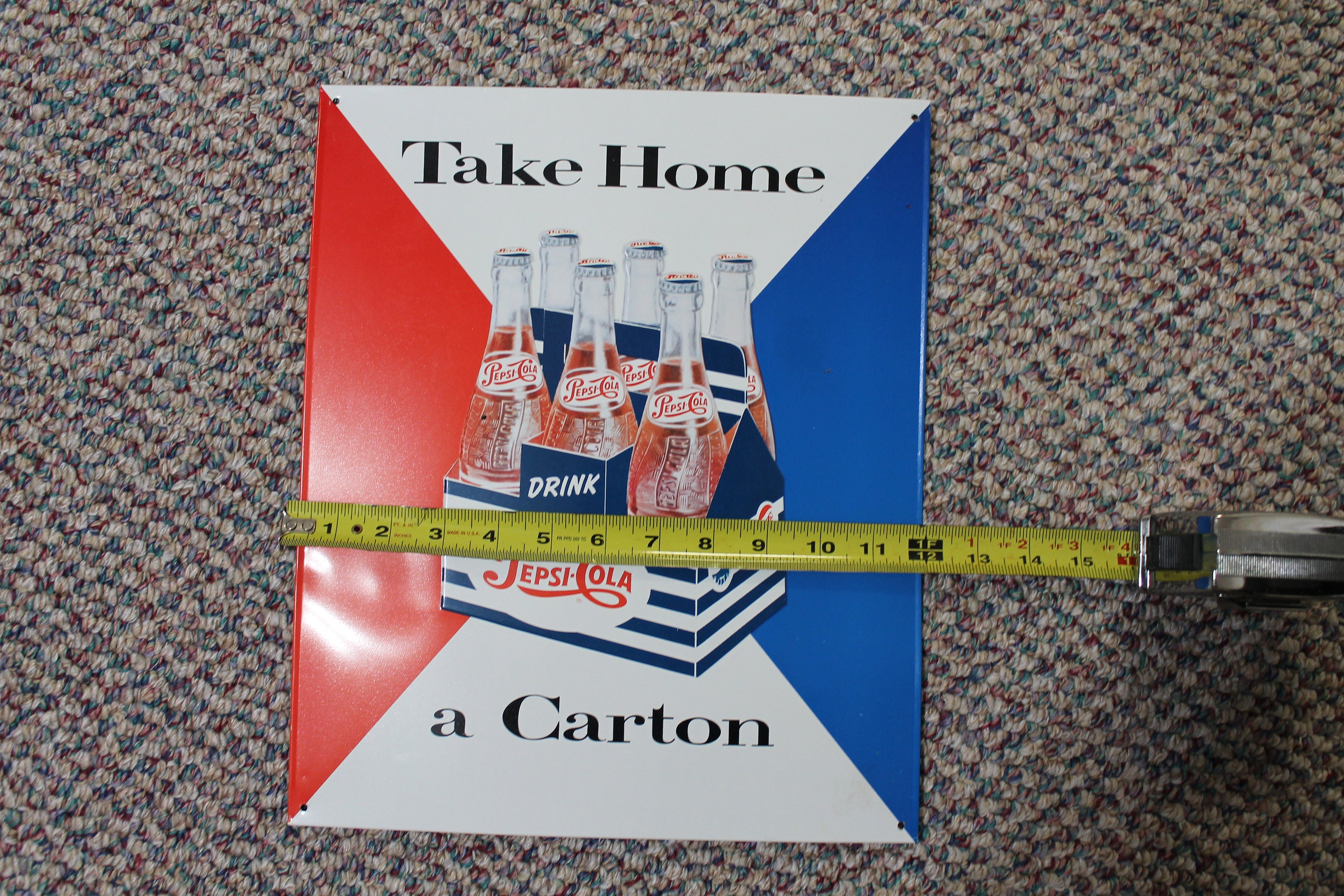 Take Home a Carton Pepsi Metal Sign - Etsy