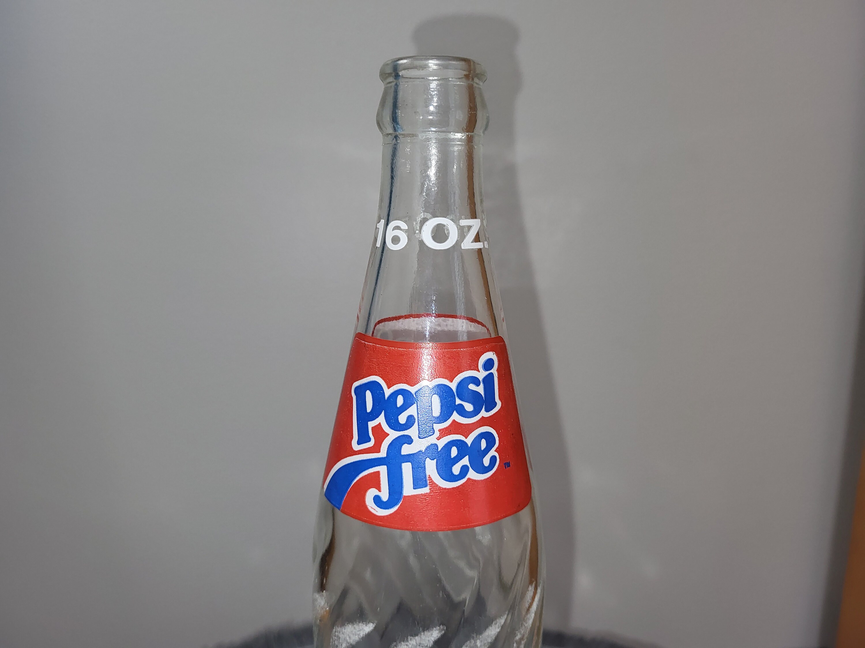 Pepsi Free 16oz Glass Bottle - Etsy
