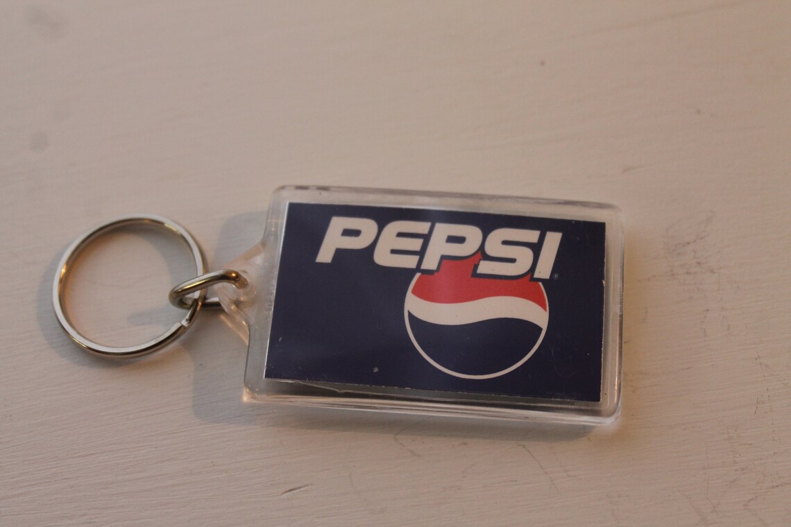 Blue Pepsi Logo Keychain - Etsy