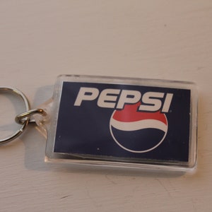 Blue Pepsi Logo Keychain - Etsy