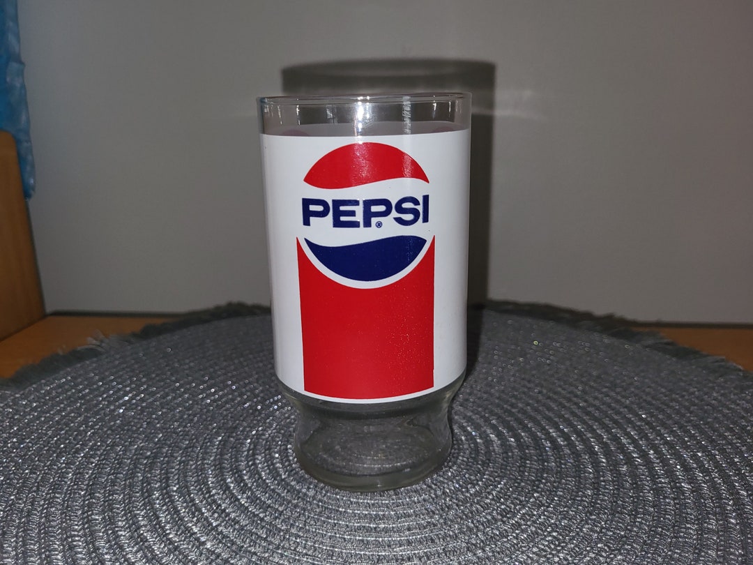 Mini Pepsi Pedestal Glass - Etsy