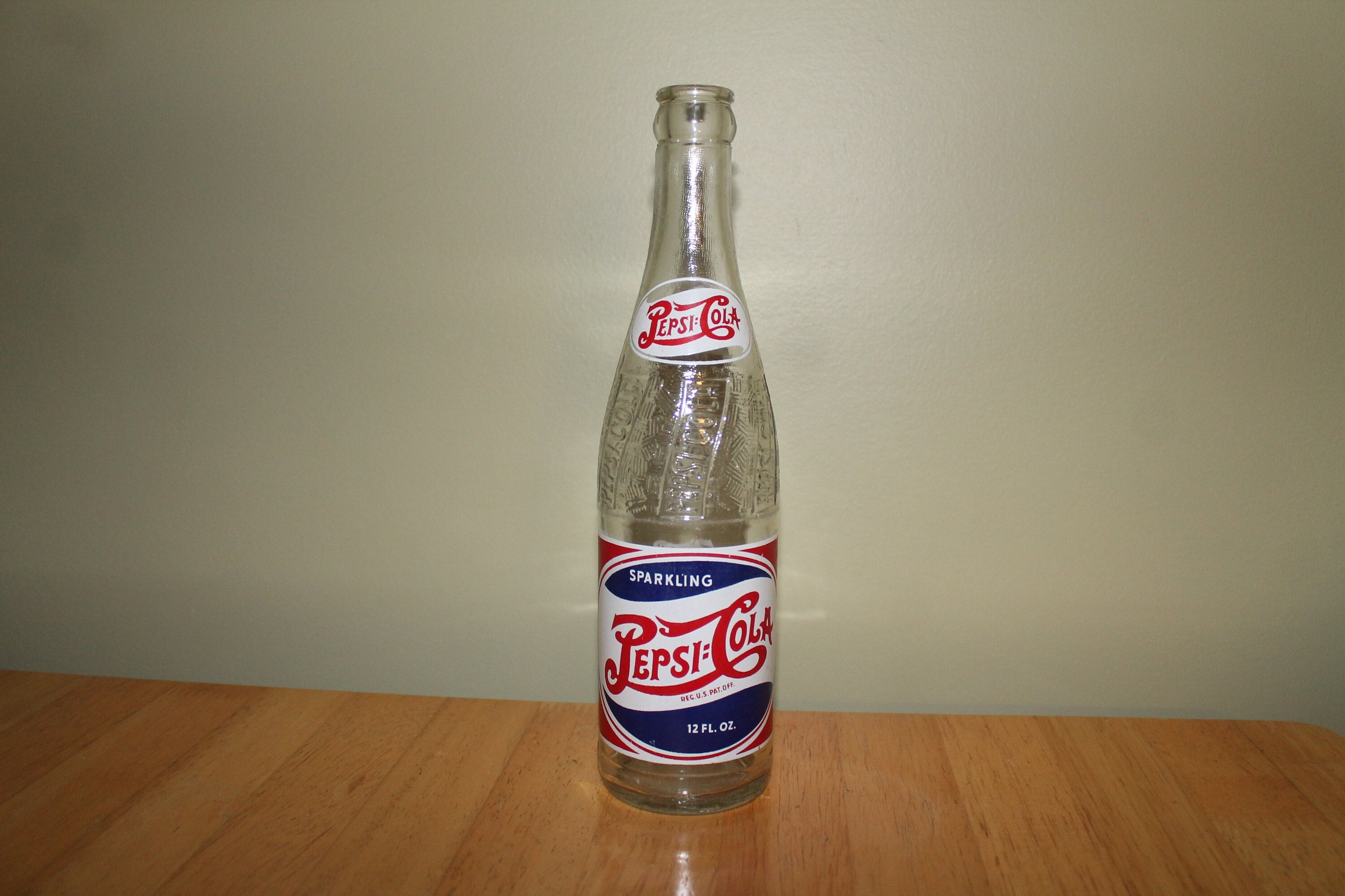 1947 Pepsi-cola Double Dot 12oz Bottle EMPTY - Etsy