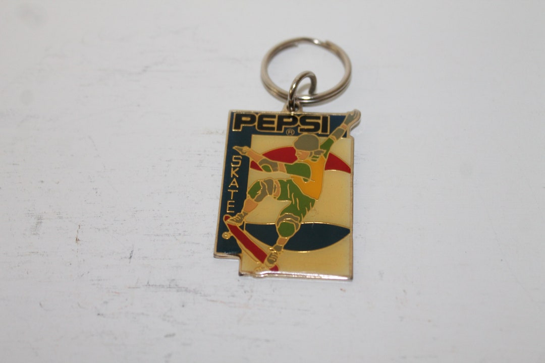 Pepsi Skate Keychain - Etsy