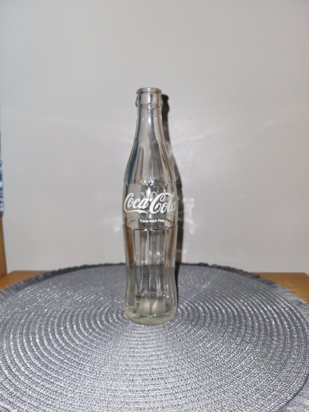 Clear Glass Coke Bottle (EMPTY) - Etsy