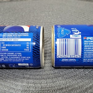 Pepsi and Pepsi Max 5oz Cans - Etsy