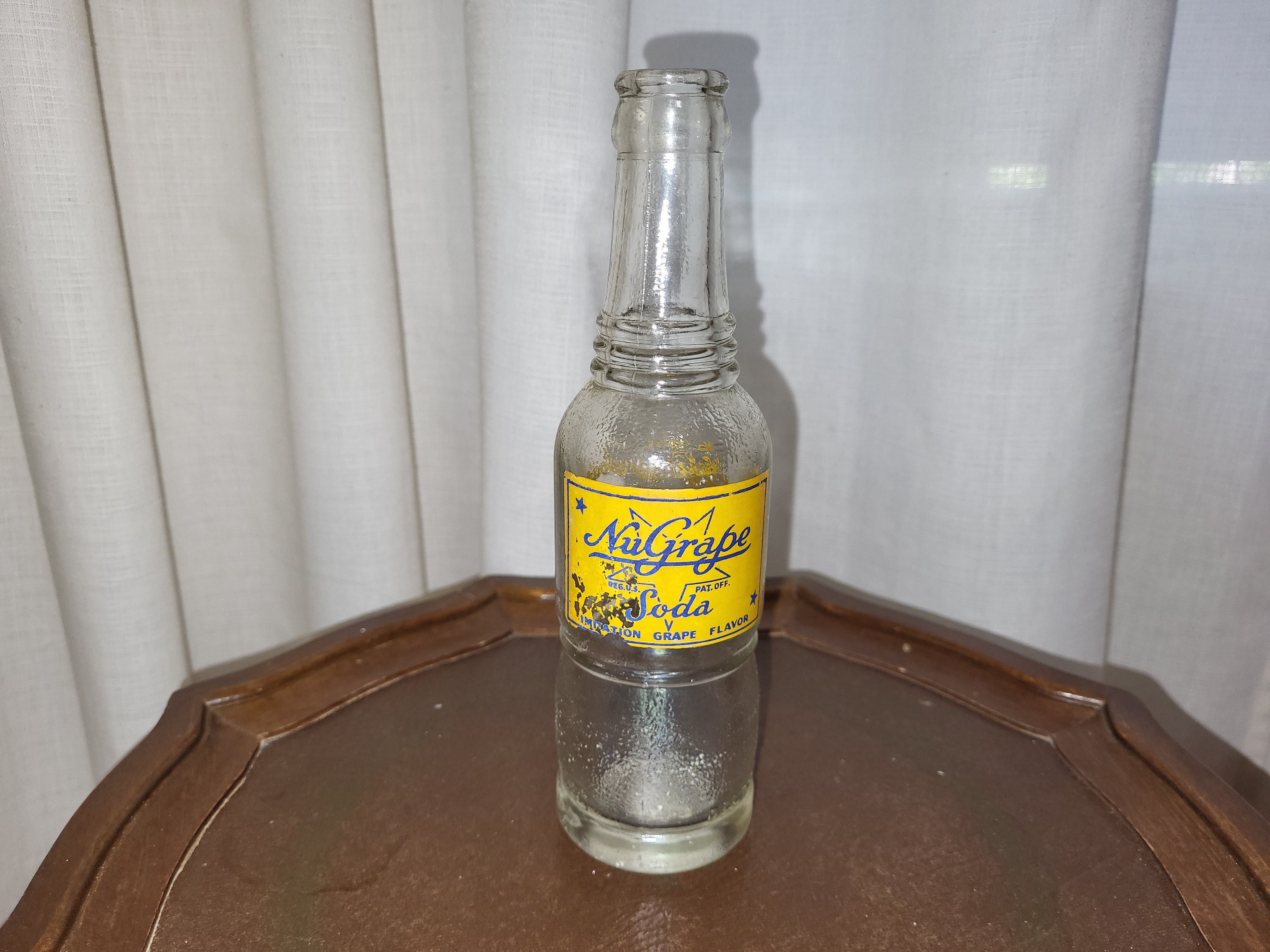 Nugrape 6oz Glass Soda Bottle - Etsy
