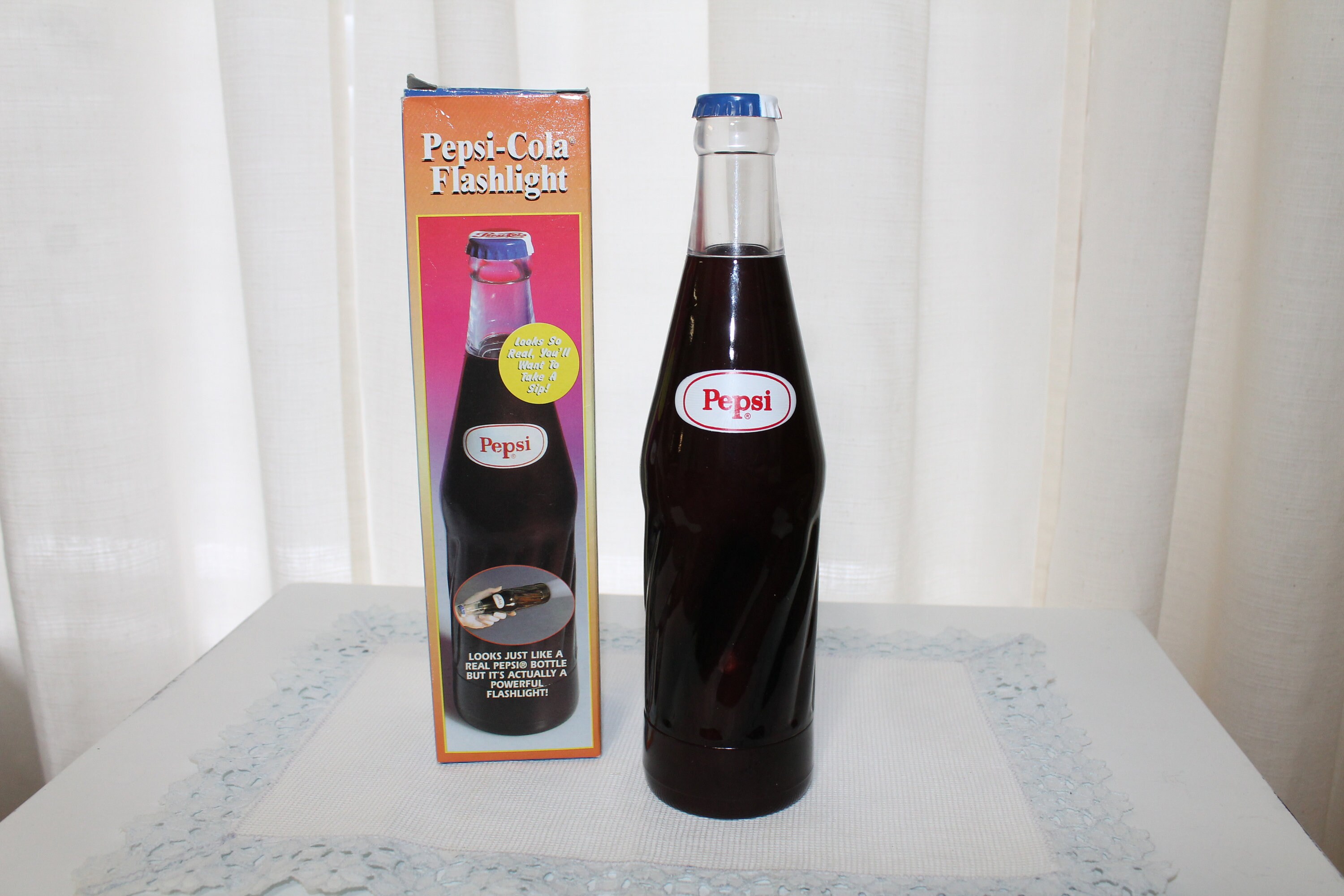 Pepsi Swirl Bottle Flashlight - Etsy