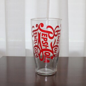 1970's Pepsi Glass Set - Etsy