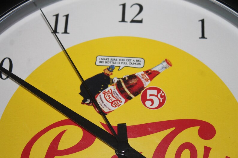Pepsi Wall Clock - Etsy