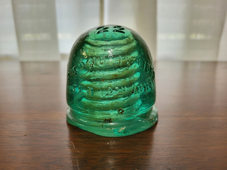 Brookfield Glass Insulator Top - Etsy