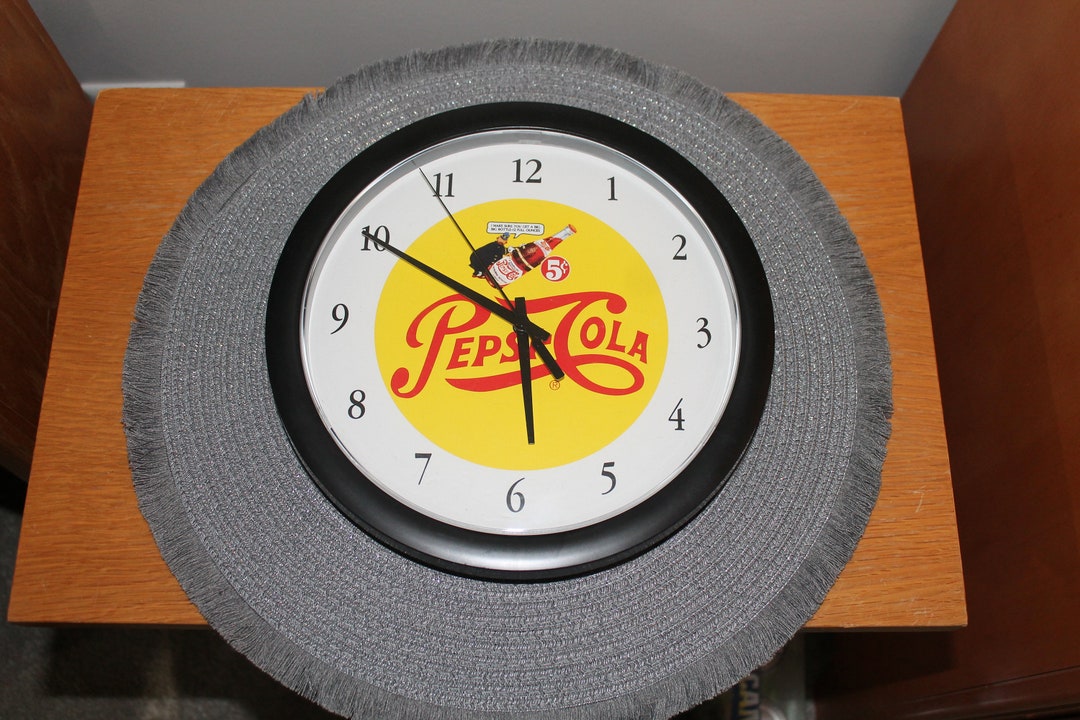Pepsi Wall Clock - Etsy