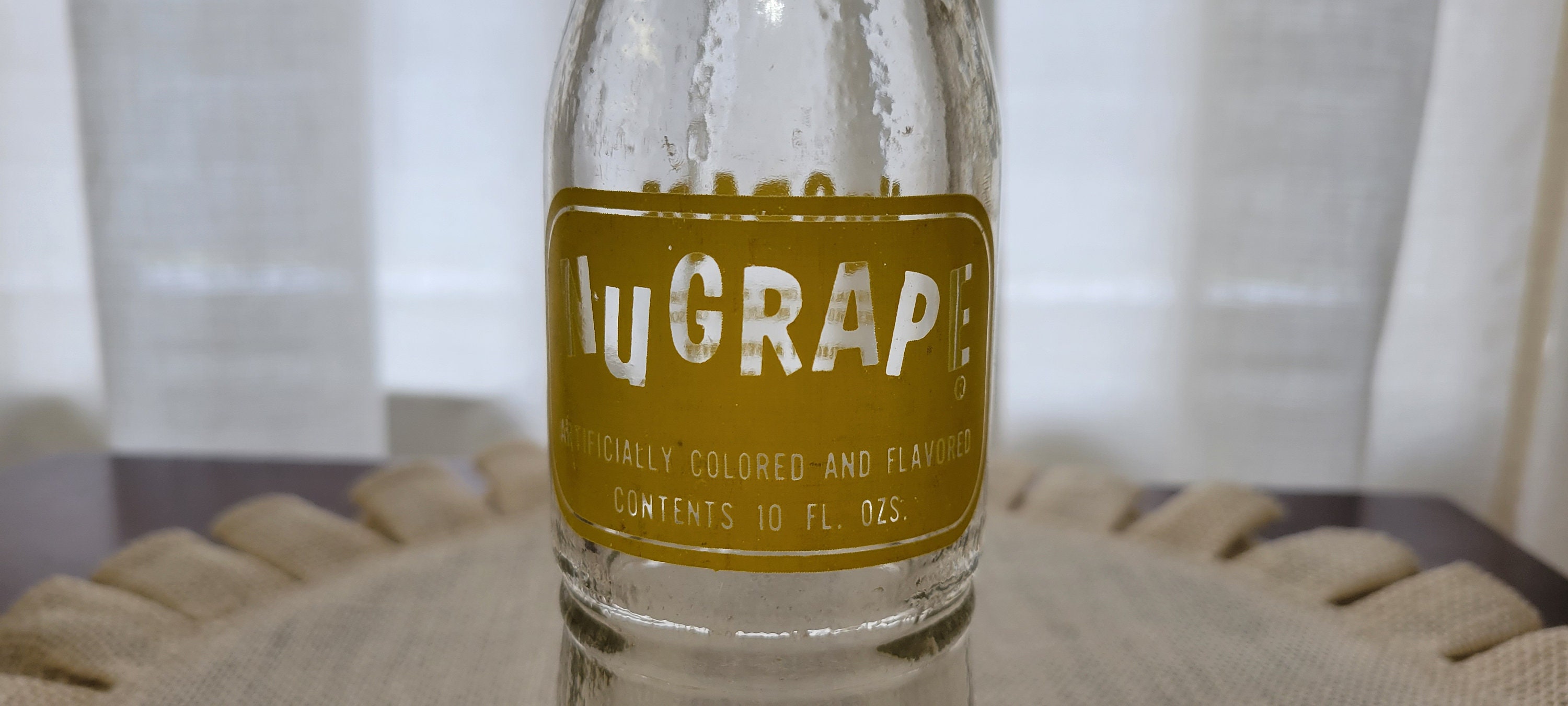 1960's 10 Oz Nugrape Bottle - Etsy