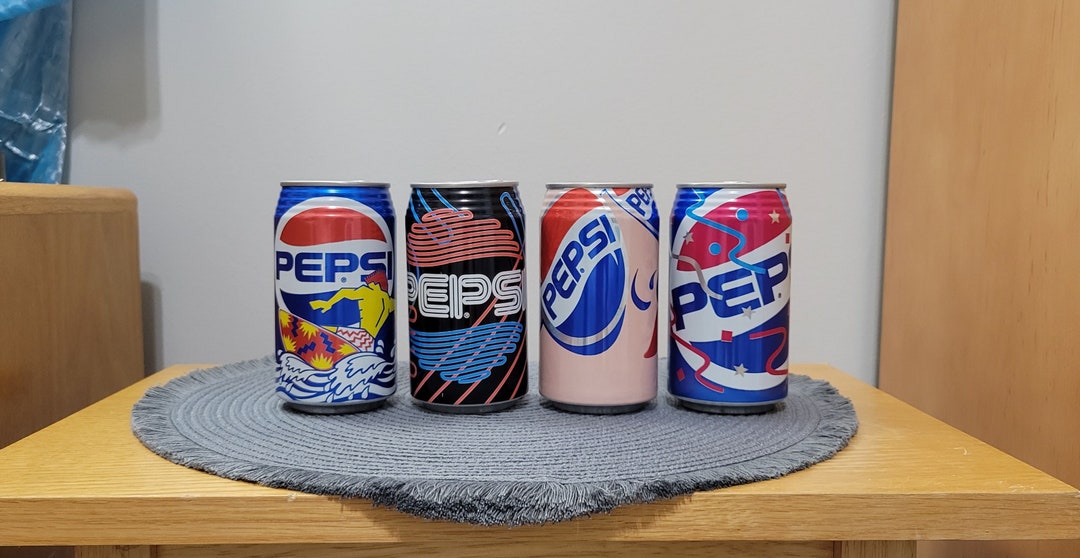 Pepsi Cool Cans complete Set of 4 - Etsy