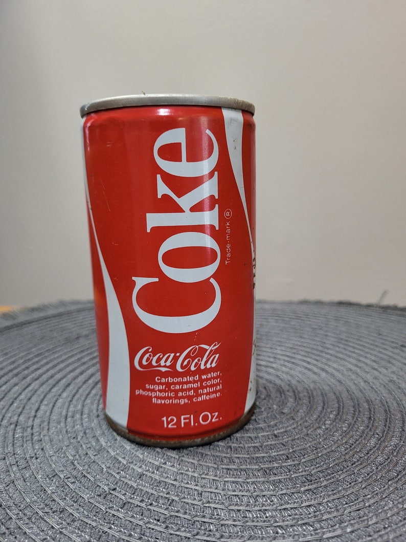 Vintage 1970s Coke Can: Collectible Soda Pop Tin - Etsy