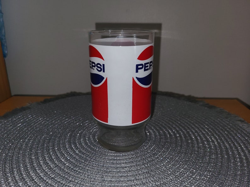 Mini Pepsi Pedestal Glass - Etsy