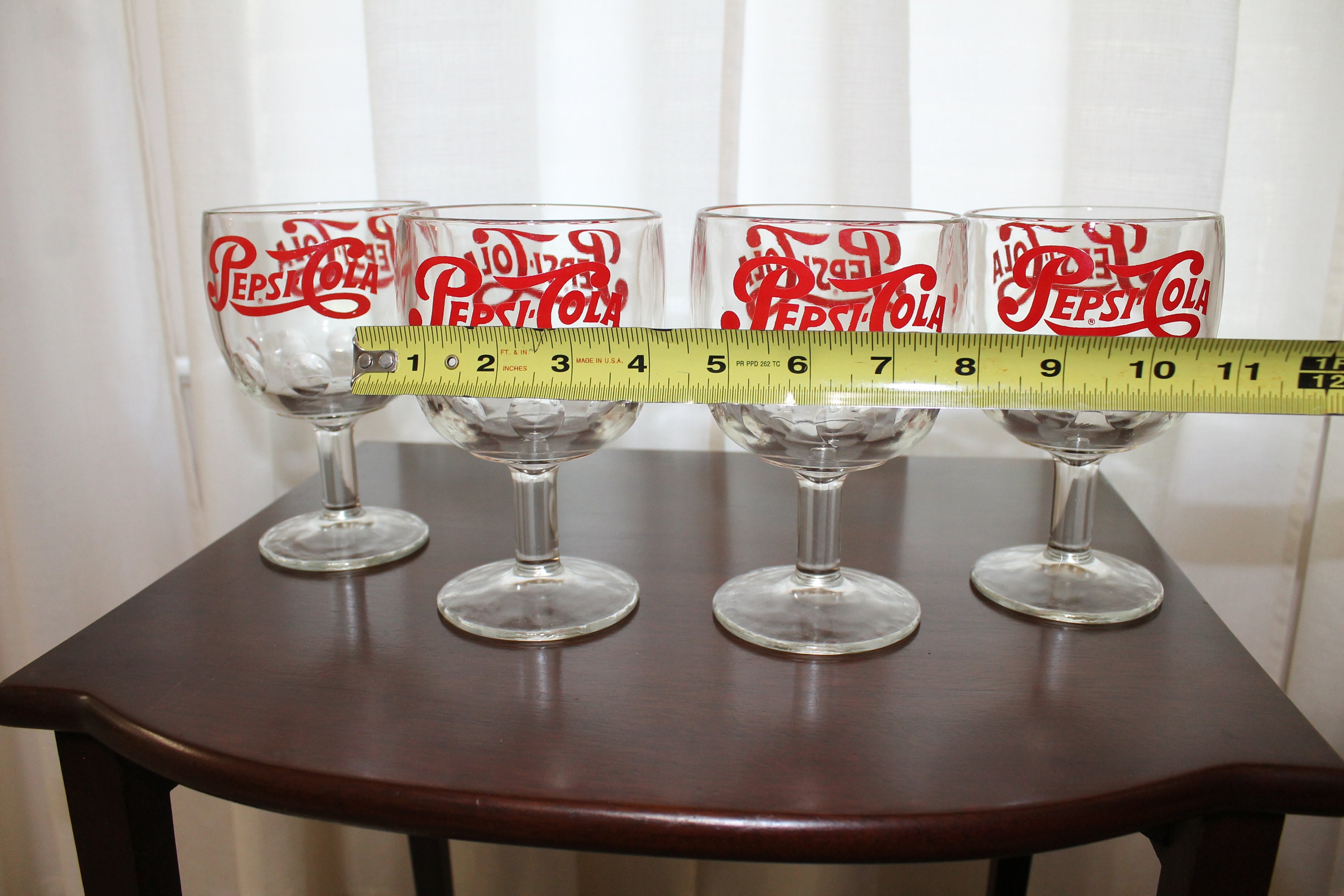 1970's Pepsi Glass Set - Etsy