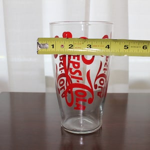 1970's Pepsi Glass Set - Etsy