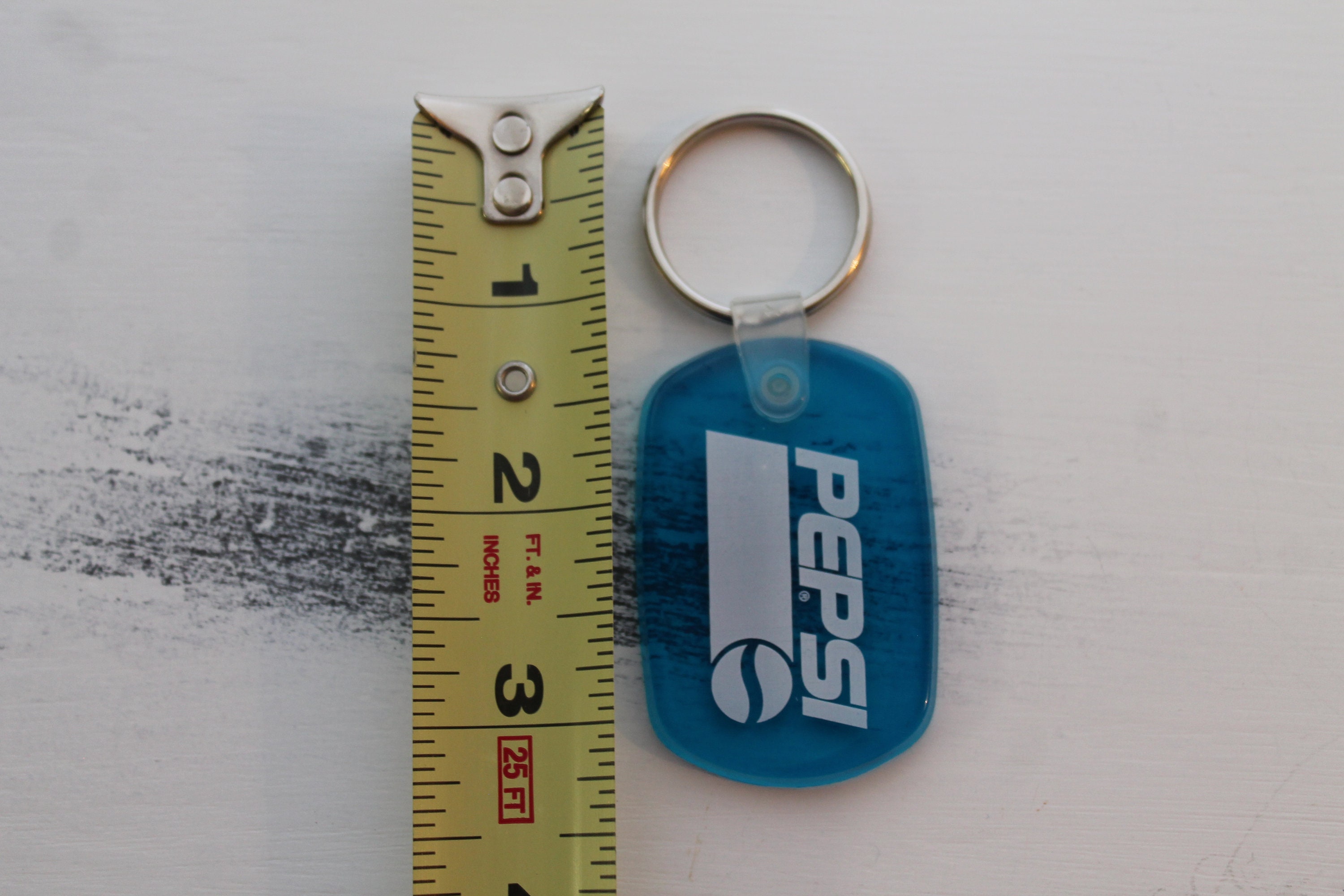 Blue Rubber Pepsi Keychain - Etsy