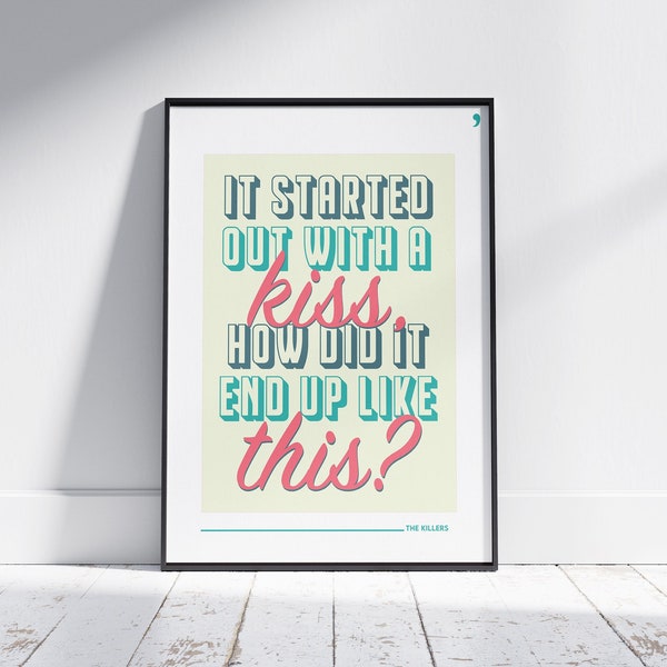Mr Brightside - Etsy