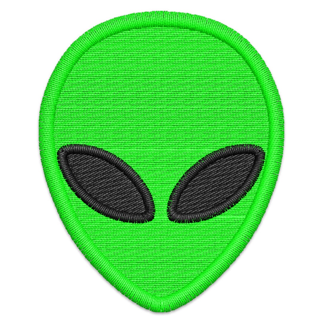 Alien Head Embroidery Design - Etsy