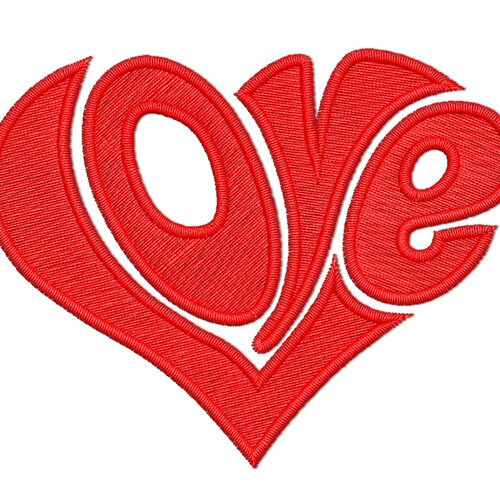 Aesthetic Self Love Club Heart Embroidery Design PES and DST - Etsy