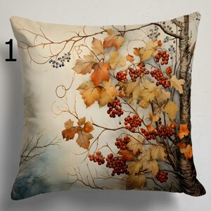 Fall Leaves Cushion Cover, Autumn Pillow Covers, Autumn Throw Pillow ...