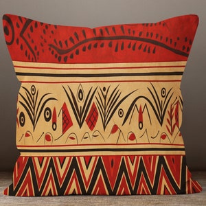 Ethnic Throw Pillow Covers, Aztec Digital Print Pillow Covers, Rug ...