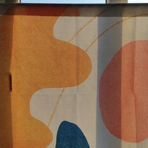 Mid Century Modern Curtain Panels Retro Curtains Hippie - Etsy