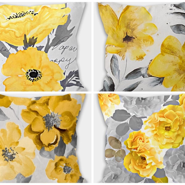 Yellow Cushion - Etsy