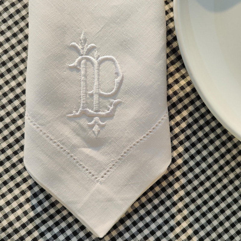 Monogrammed Napkins - Etsy