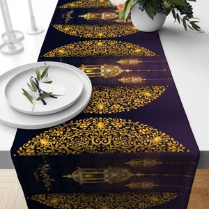 Eid Ramadan Table Runner, Ramadan Table Runner, Islamic Table Runner ...