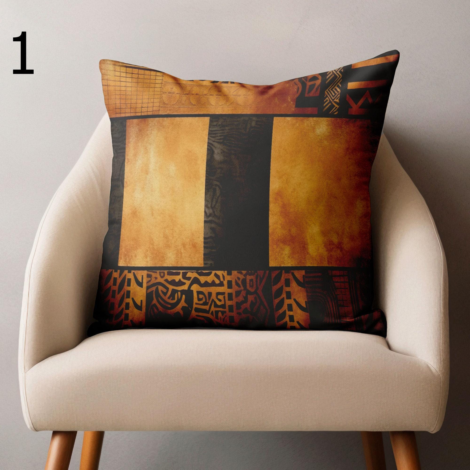 Mudcloth African Pillow Covers, Ethnic Pillowcase, Authentic Throw ...