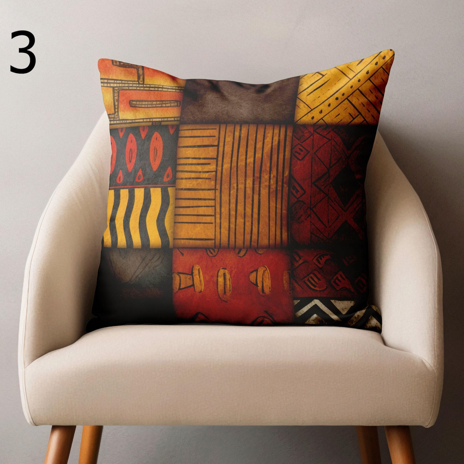 Mudcloth African Pillow Covers, Ethnic Pillowcase, Authentic Throw ...