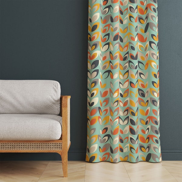 Abstract Curtains - Etsy